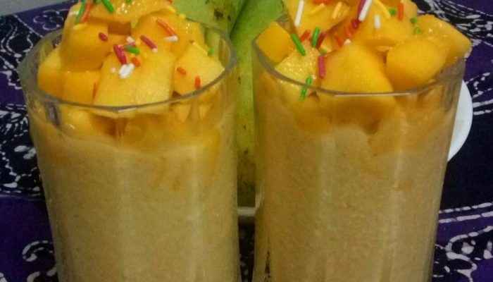 Senang Jer Nak Buat Jus Mangga Susu Potong Kiub Yang Sedap Tu! - RASA
